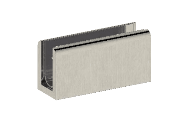 Valencia Brushed Nickel Shower Glass Clamp – Mango Bath